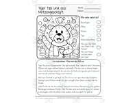 Reading & Painting: Animal Winter Time (German Verison) by Teach Simple