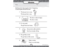 Reading Comprehension Printable Workbook For Grade 1 by Teach Simple