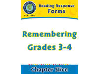 Reading Response Forms: Remembering Gr. 3-4 by Teach Simple