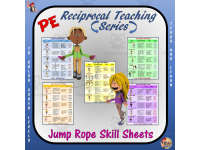 Reciprocal Teaching Series: Jump Rope Skill Sheets by Teach Simple