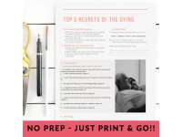 Regrets Of The Dying - Reading Comprehension Worksheet & Lesson Plan by ...