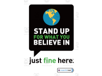 Respectful Ways: Class Sign: Stand Up For Your Beliefs by Teach Simple