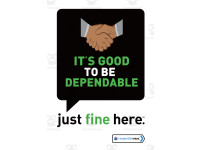 Respectful Ways: Class Signs: Be Dependable by Teach Simple