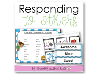 Responding To Others, Conversational Skills For 1st-5th Grade by Teach ...