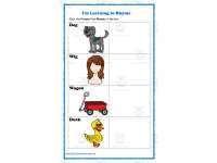 Rhyming Time Worksheets by Teach Simple