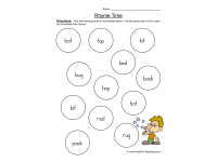 Rhyming Words Pairs Worksheet by Teach Simple