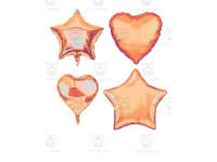 Rose Gold Balloons Clipart by Teach Simple
