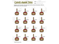 Rounding to the Nearest Ten-Apple Theme by Teach Simple