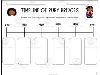 Ruby Bridges Timeline Cut and Paste by Teach Simple