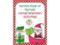 Santa's Book of Names Comprehension Activities by Teach Simple