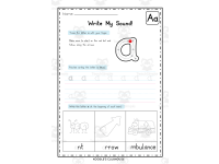 SATPIN Phonics Worksheets with Cut and Paste by Teach Simple