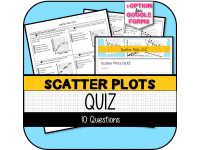 Scatter Plots QUIZ by Teach Simple