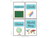 School Flashcards by Teach Simple
