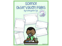 Science Observation Journal Pages by Teach Simple