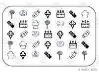 Semantic Themed Activity Boards Set 3: SWEET TREATS by Teach Simple