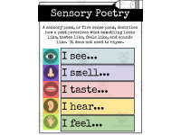 Sensory Poetry Writing | Posters & Graphic Organizers by Teach Simple
