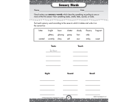 Sentence and Word Structure Printable Workbook by Teach Simple