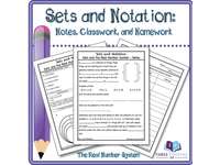 Sets and Notation by Teach Simple