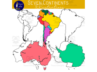 Seven Continents Clip Art by Teach Simple