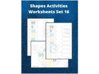 Shapes Activities Worksheets Set 16 by Teach Simple