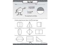 Shapes, Graphs, and Fractions Printable Workbook by Teach Simple