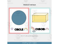 Shapes Poster & Flashcards in Pastel Rainbow Theme - 100% Editble by ...