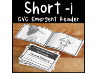Short i CVC words emergent reader by Teach Simple