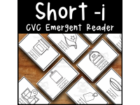 Short i CVC words emergent reader by Teach Simple
