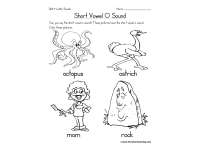 Short Vowel O Worksheet by Teach Simple