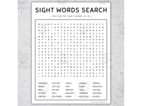 Sight Words Games: Word Search, 10th 100 Fry Words, [SET 6] by Teach Simple