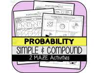 Simple & Compound Probability MAZE Activities by Teach Simple