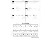 Simplifying Expressions - Solve + Match Worksheet by Teach Simple