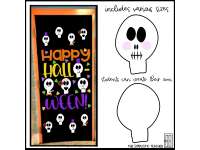 Skeleton Halloween/Fall Bulletin Board Kit, Door Decoration Set, or ...