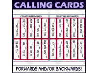 skip counting by 20s bingo - boards 21-25 by Teach Simple