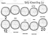 Skip Counting Printables by Teach Simple