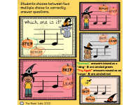 Skip. Step, Leap & Repeat Halloween Boom Cards by Teach Simple