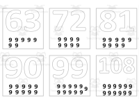 SMALLER MULTIPLICATION FACTS POSTER CARDS REPEATED ADDITION 3 VERSIONS ...