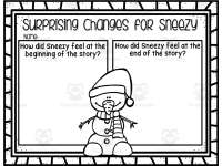 Sneezy the Snowman | Interactive Reading Packet by Teach Simple