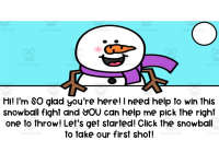 Snowball Fight | An Interactive Music Game by Teach Simple