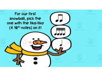 Snowball Fight | An Interactive Music Game by Teach Simple
