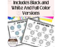 Snowflake Themed Emotions & Feelings Menu-- Reference Poster by Teach ...