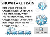 Snowflake Train Winter Music Activity by Teach Simple