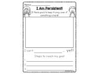 Social Emotional Learning Unit: Persistence Activities by Teach Simple