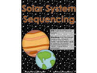 Solar System Sequencing Planets Activity by Teach Simple