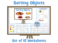 Sorting Objects Worksheets by Teach Simple