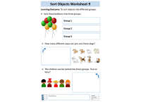 Sorting Objects Worksheets by Teach Simple