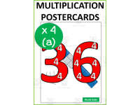 Space Multiplication Repeated Addition Posters x4a by Teach Simple