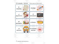 Spanish: At School Domino Game | Vocabulary Practice Activity by Teach ...