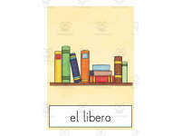 Spanish: At School Flash Cards by Teach Simple