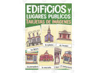 Spanish: Buildings & Public Places Flash Cards by Teach Simple